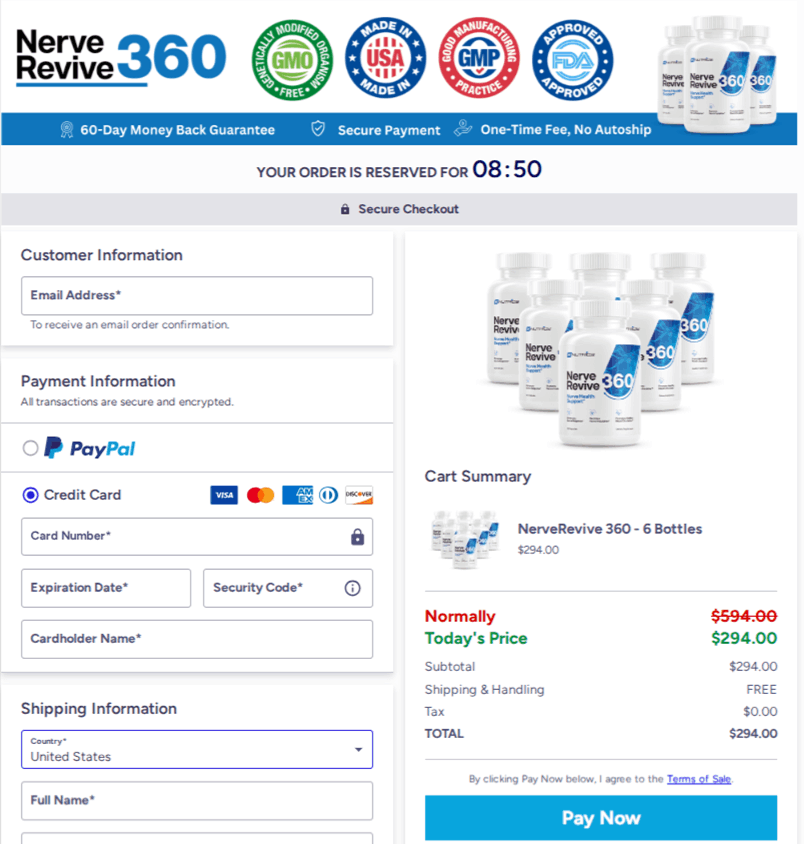 Nerve Revive 360™ | USA | Official Website | 90% OFF Today Only